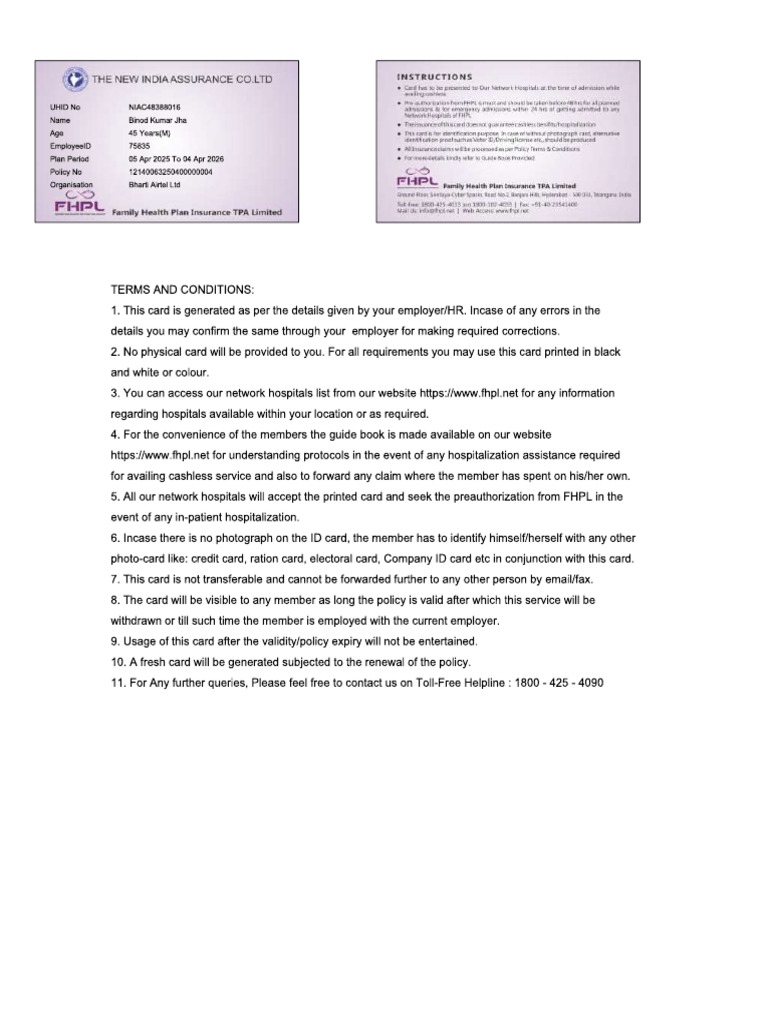 FHPL | PDF