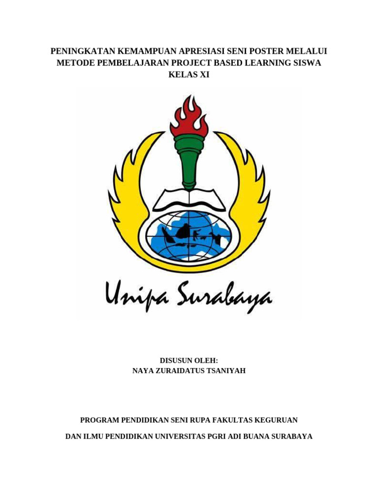 Peningkatan Apresiasi Seni Poster PjBL | PDF