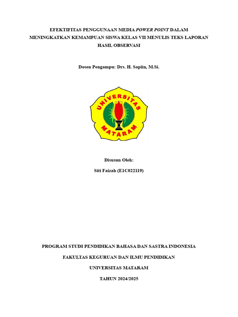 Metodologi Penelitian Uas Kumpul | PDF