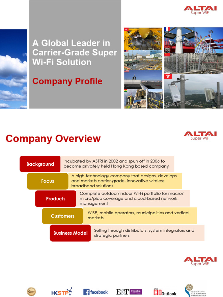 Altai Presentation For Wireless Broadband 20240625 | PDF | Ieee 802.11 ...