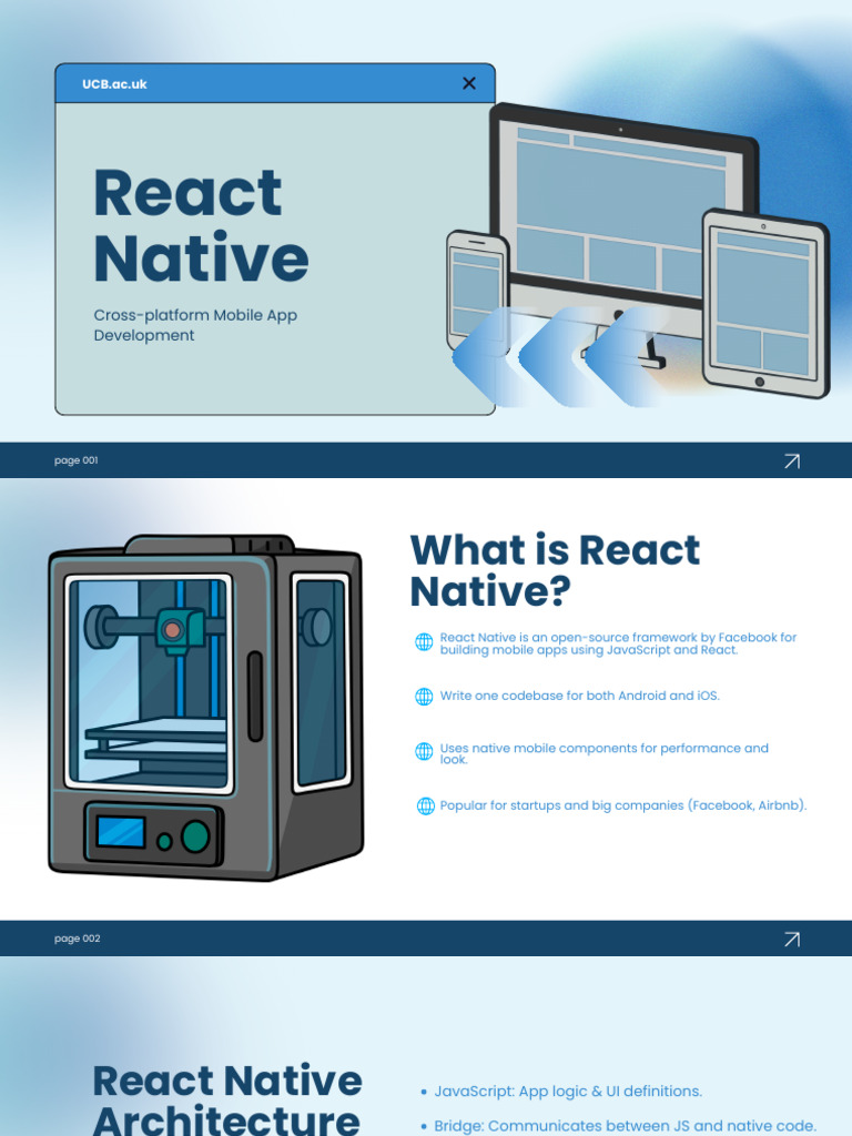 React Native | PDF | Mobile App | Software
