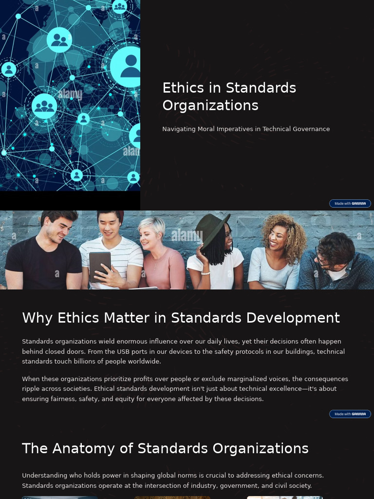 Ethics in Standards Organizations | PDF | Governance | Standards ...