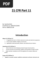 Overview of 21 CFR Part 11 Regulations | PDF | Signature | Identity ...