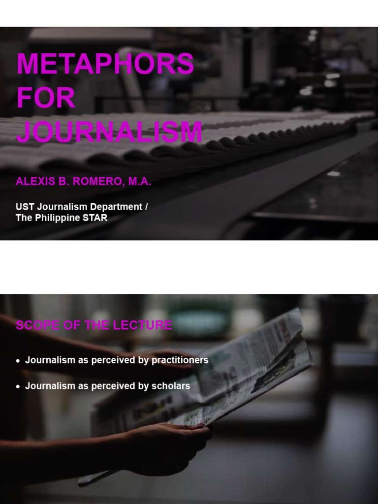 Metaphors in Journalism Explained | PDF | News | Journalism