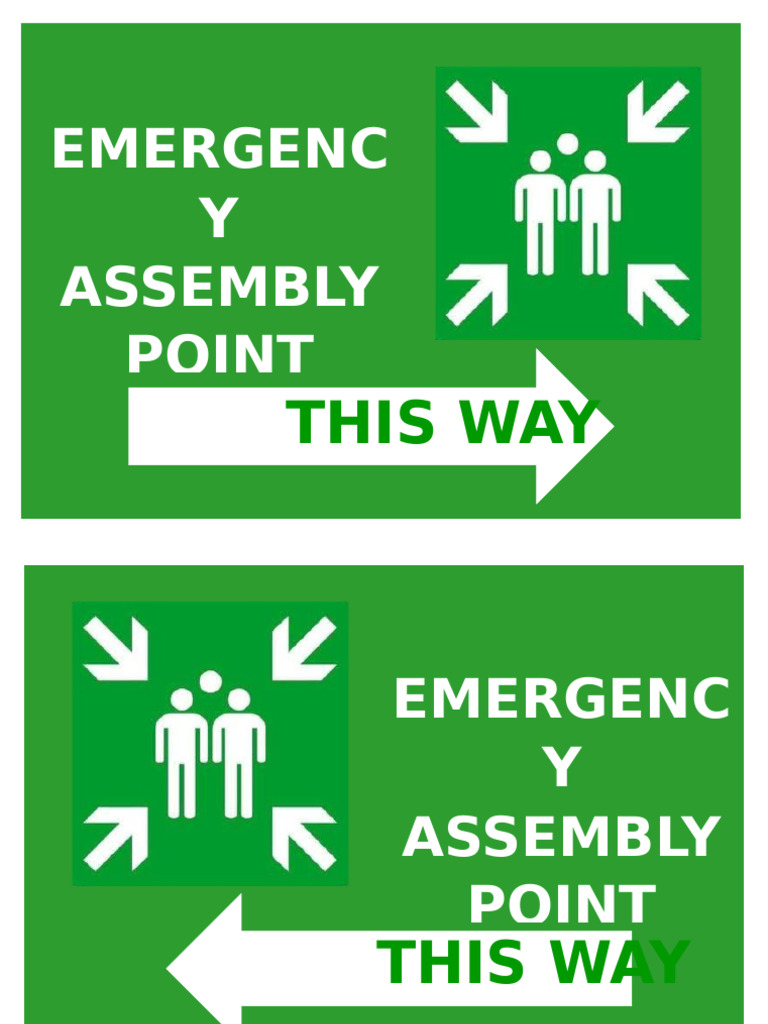 Emergency Assembly Point Signage | PDF