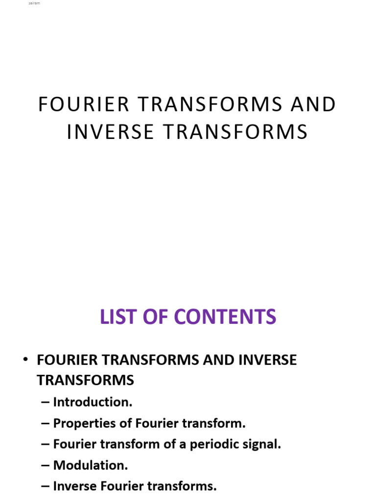 Fourier Transforms Explained | PDF | Spectral Density | Convolution