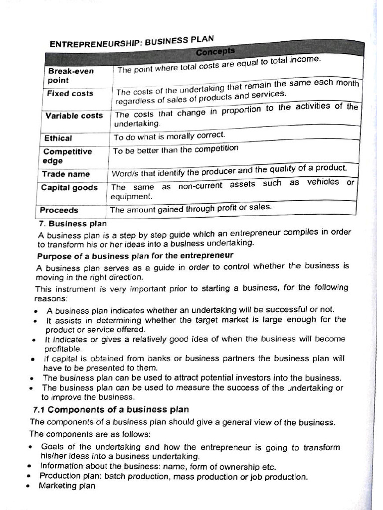 Business Plan | PDF