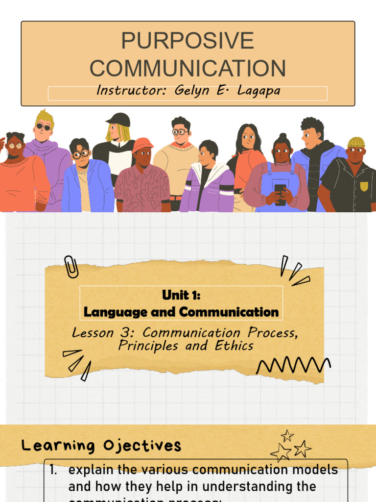 GE-102-Unit-1-lesson-3 | PDF | Communication | Public Speaking