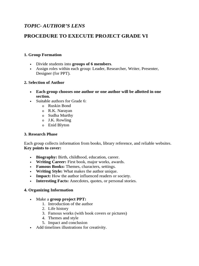 Grade 6 Research | PDF