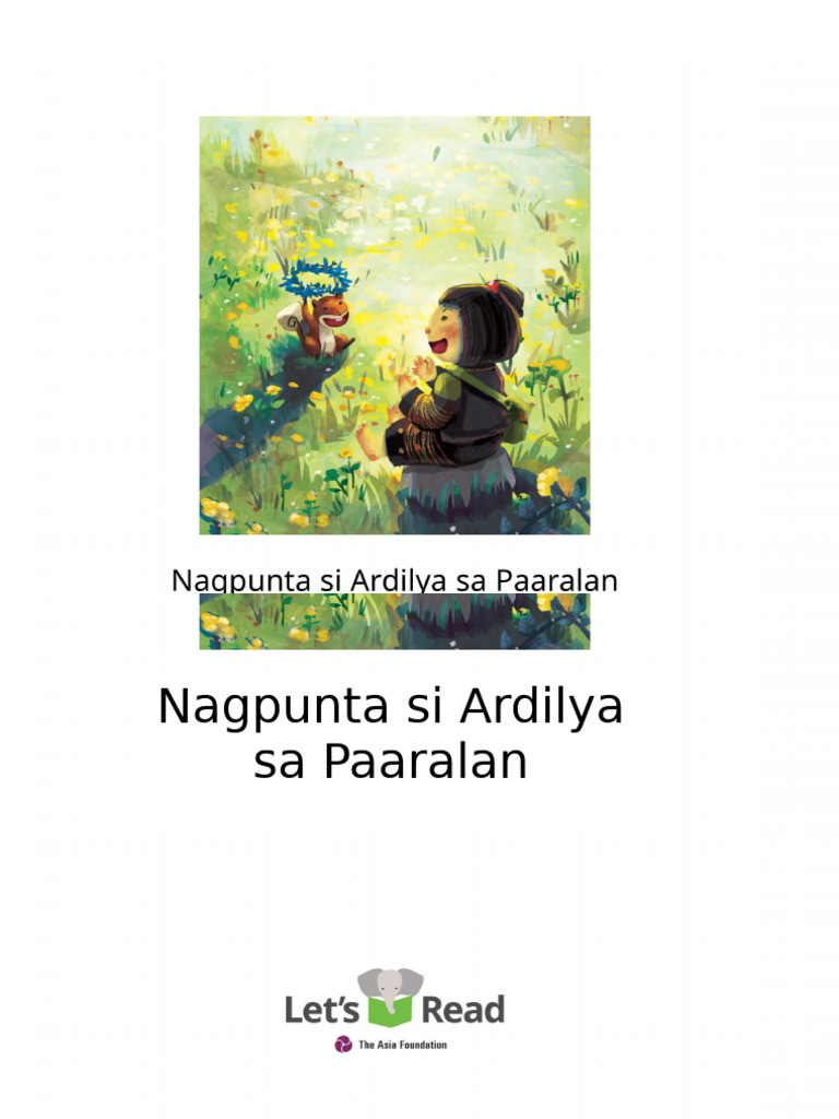 Nagpunta Si Ardilya Sa Paaralan-Story | PDF