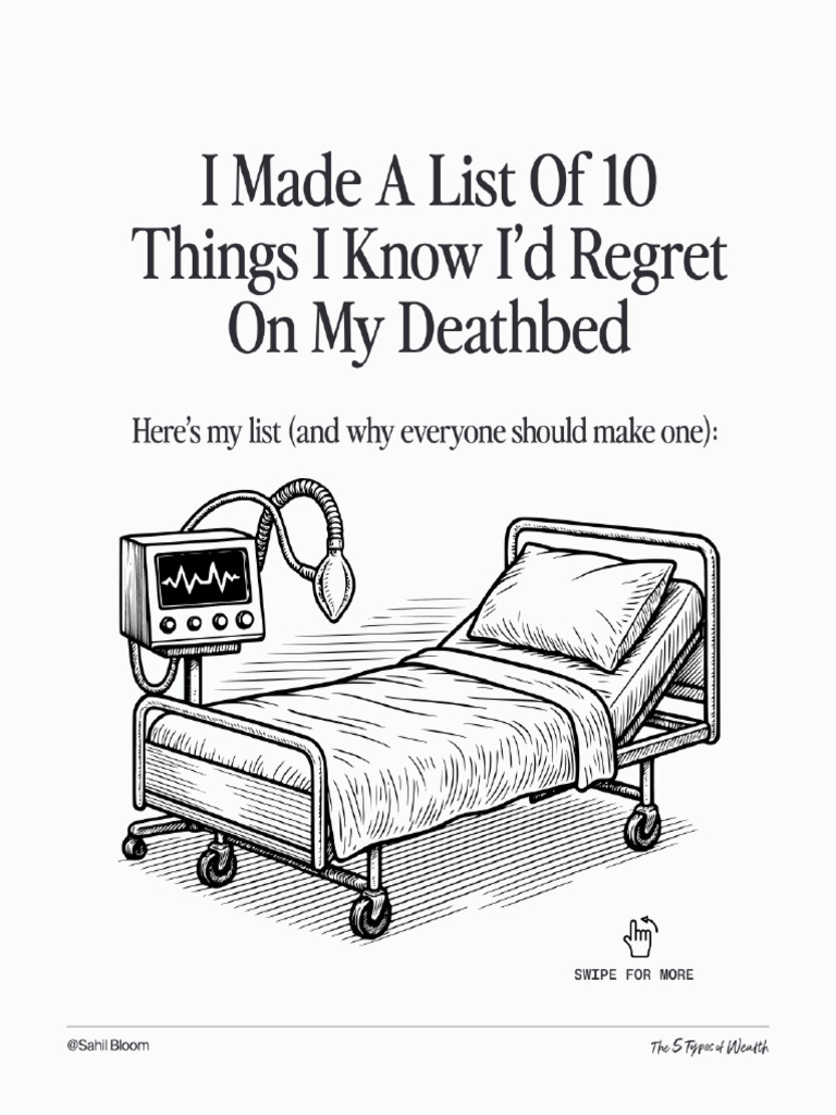 The Deathbed Regret List Exercise 1749491056 | PDF