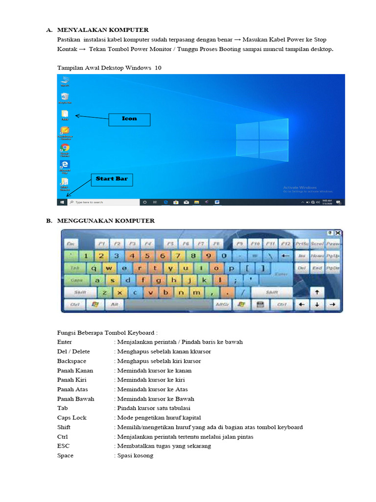 Panduan Lengkap Menggunakan Komputer dan MS Word | PDF
