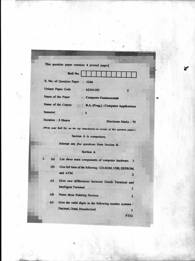 BA (Prog) GE I Sem | PDF | Chess Theory | Chess Openings