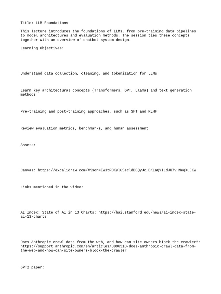 Week 1 Guided Learning LLM Foundations | PDF | Applied Mathematics | Artificial Intelligence