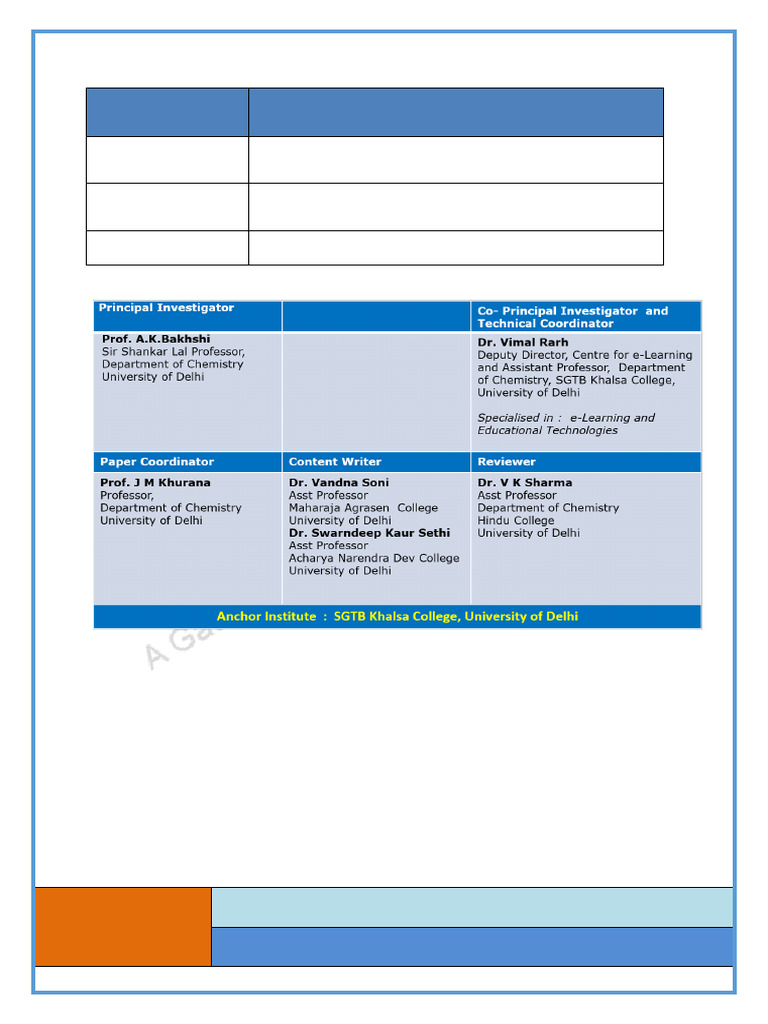 Elective Paper Organic Chemistry | PDF | Chemical Bond | Hydrogen Bond