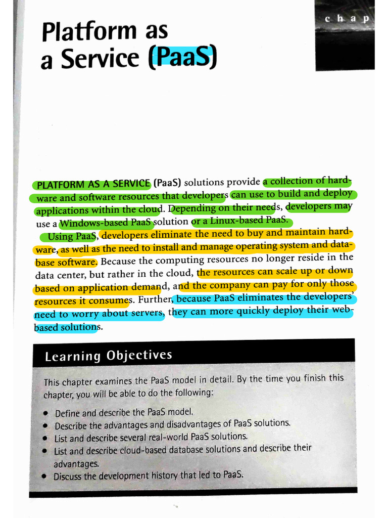 CH 3 PaaS | PDF