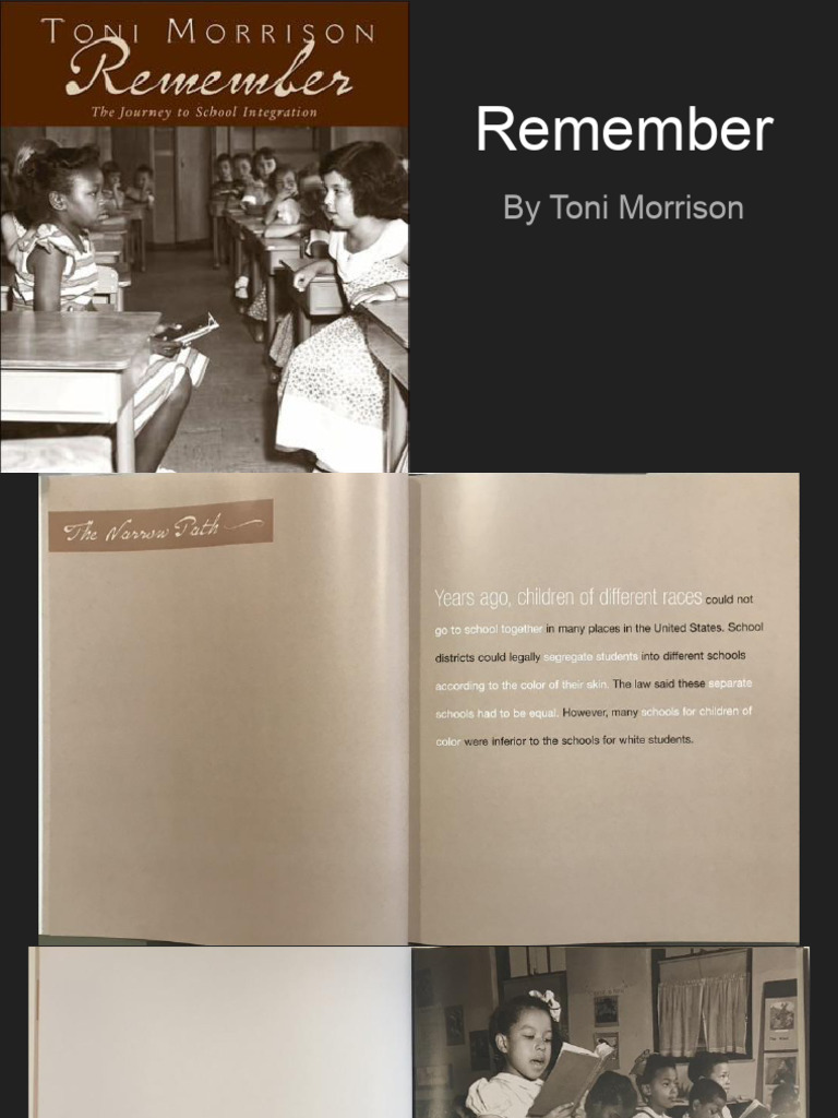 Remember+by+Toni+Morrison | PDF