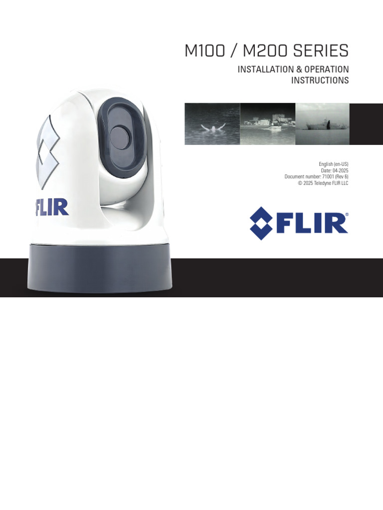 M132, M232 Thermal Camera Installation & Operation Instructions 71001 ...