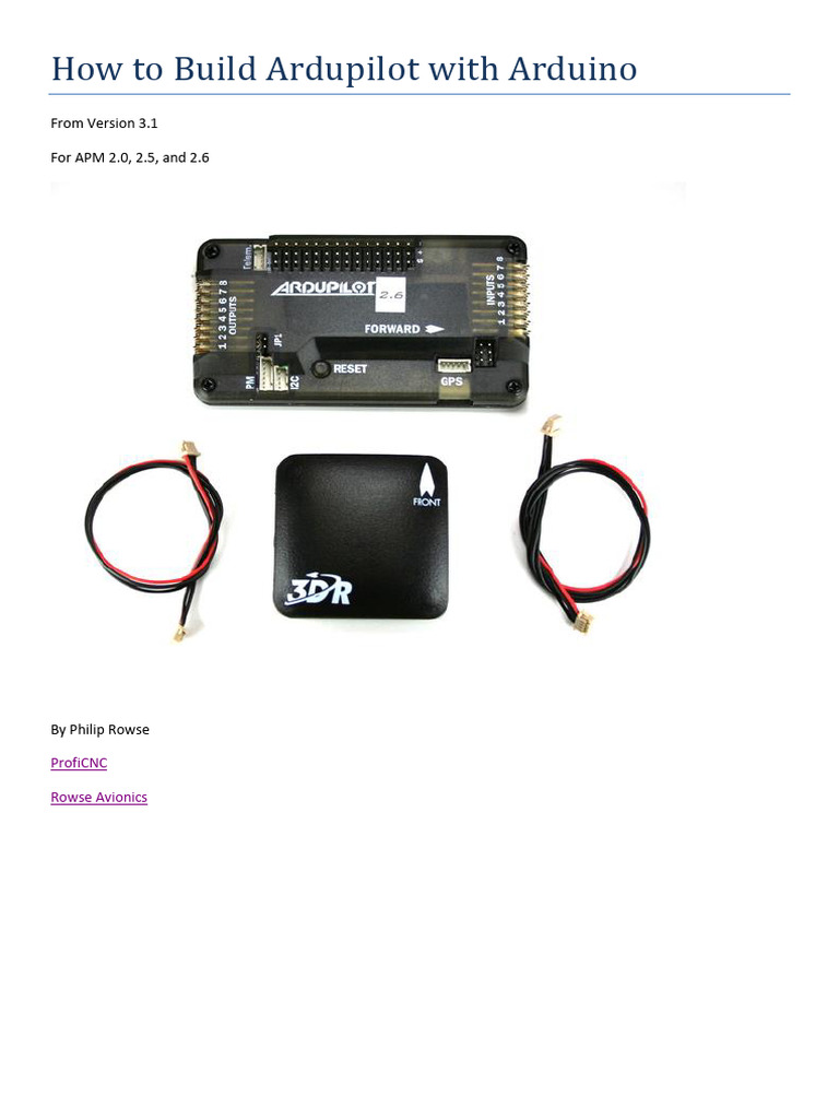 Build Ardupilot with Arduino Guide | PDF | Microsoft Windows ...