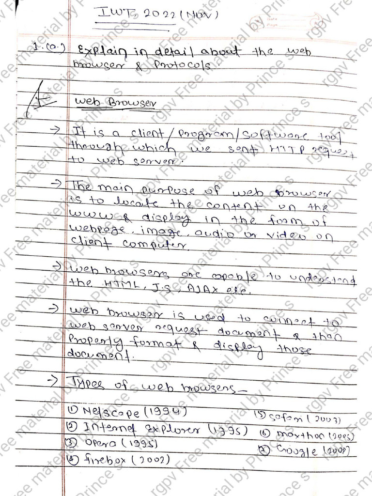 IWT Previous Year Solutions (3)-Copy | PDF