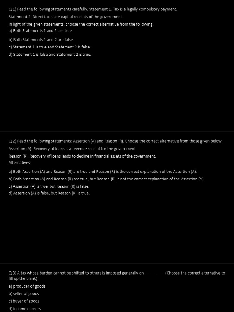 Government Budget MCQ - .PDF - 20251024 - 204144 - 0000 | PDF ...