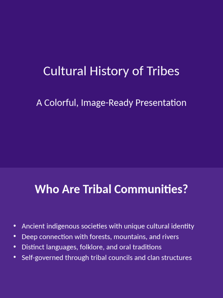 Cultural Heritage of Global Tribes | PDF
