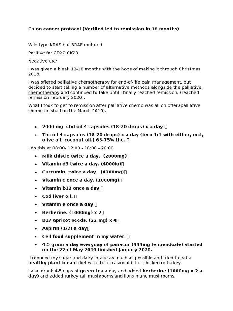 Colon cancer protocol V2 | PDF | Cancer | Neoplasms