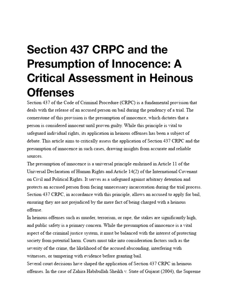 Pro Bono | PDF | Bail | Presumption Of Innocence