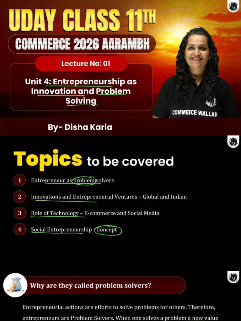 69061478be74c907dc8a5252 - ## - Entrepreneurship As Innovation and Problem Solving 01 - Class ...