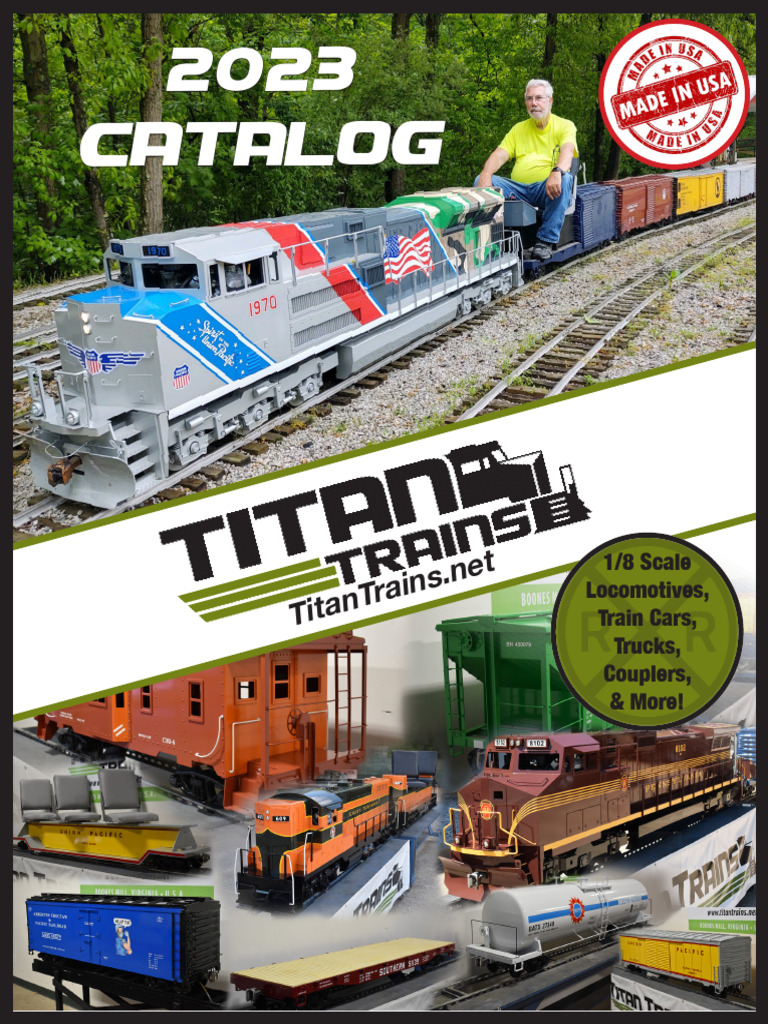 Titan Trains 2023 Catalog Overview | PDF | Train | Locomotives