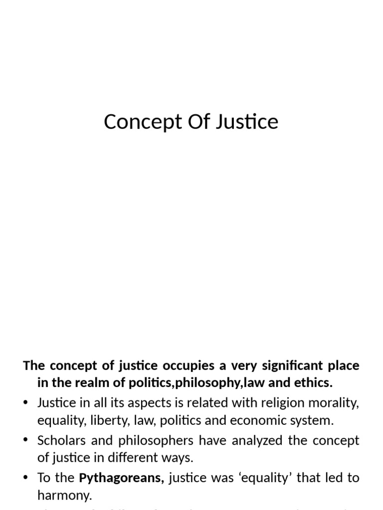 Concept of Justice | PDF | Justice | Crime & Violence