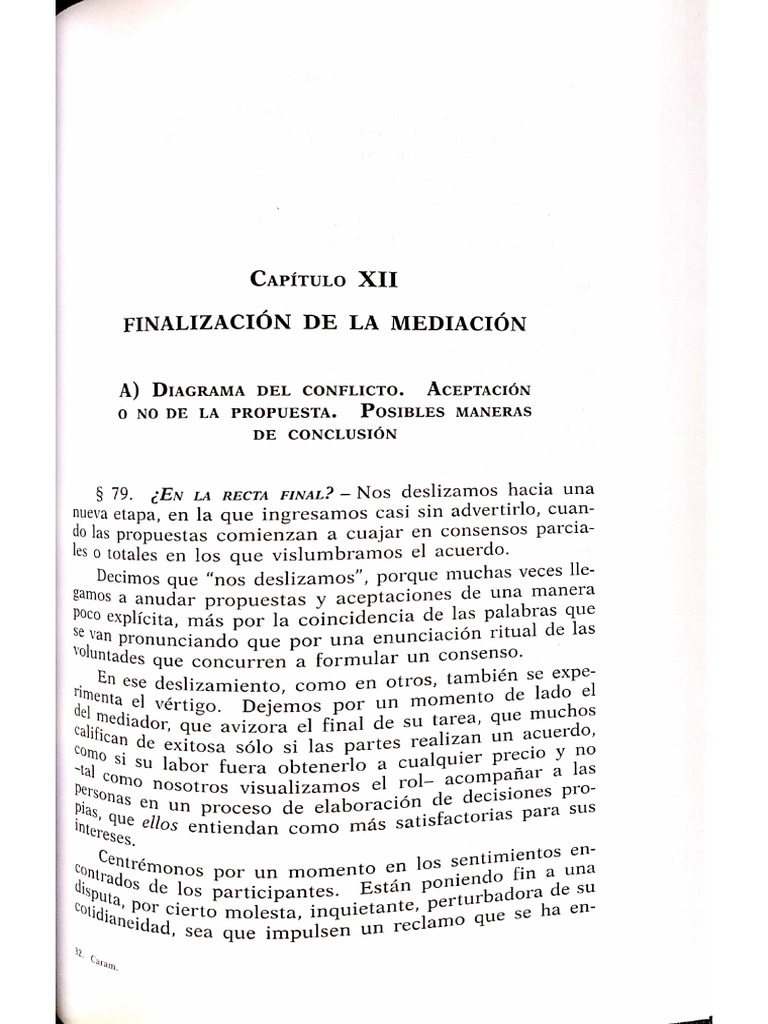Capítulo 12 - Mediación, Diseño de Una Práctica - Caram y Ots. | PDF