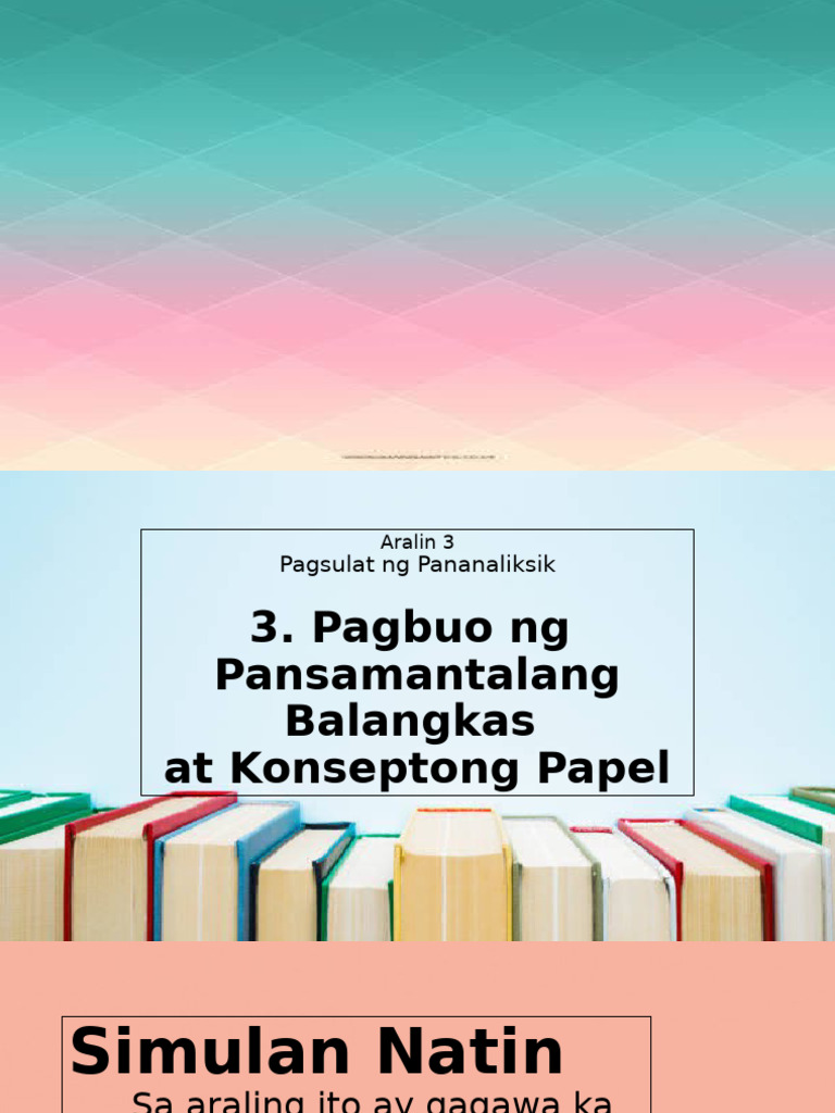 Pansamantalang Balangkas | PDF