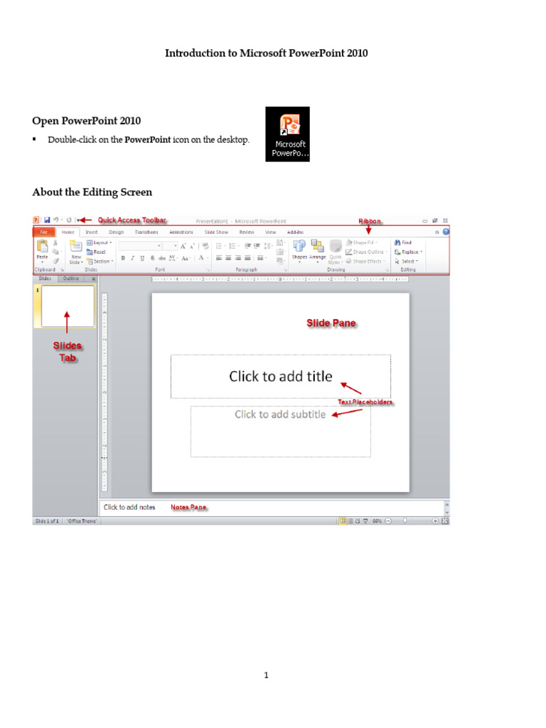 Ms Powerpoint Notes | PDF | Hyperlink | Cursor (User Interface)