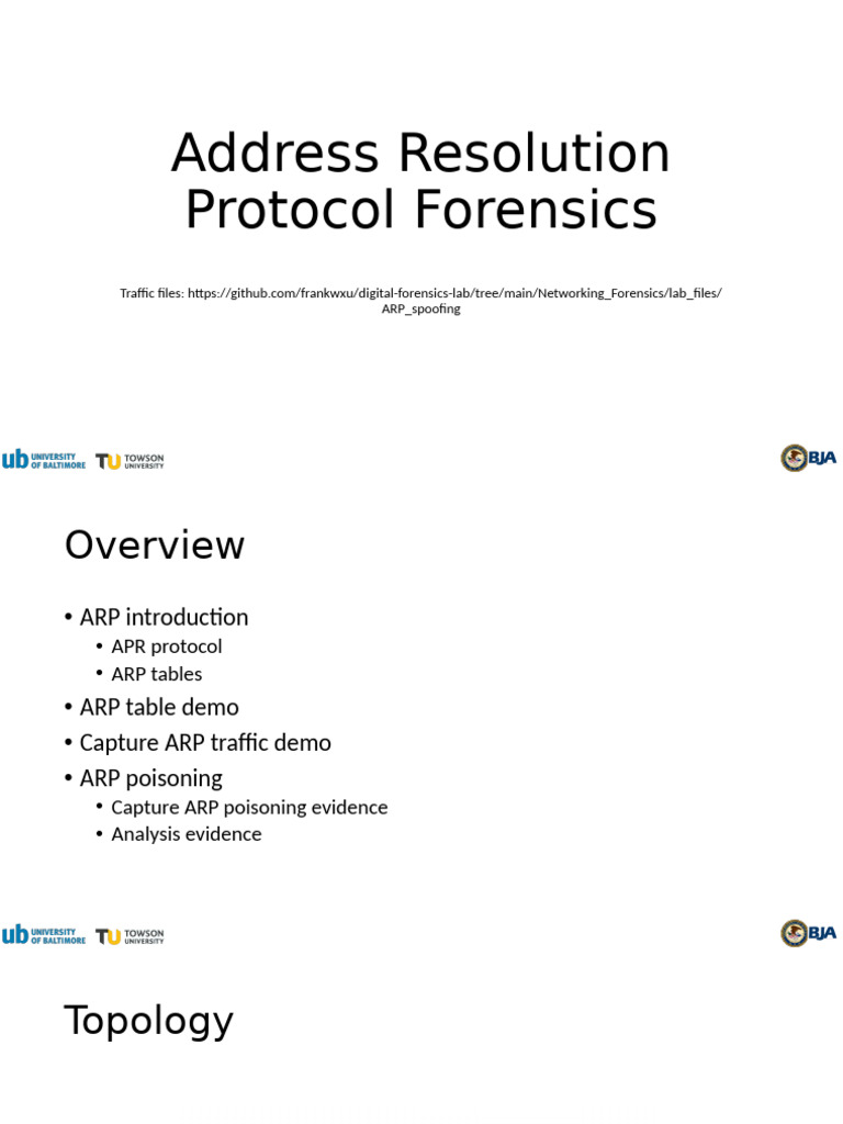 ARP Poisoning Forensics | PDF | Computer Network | Telecommunications