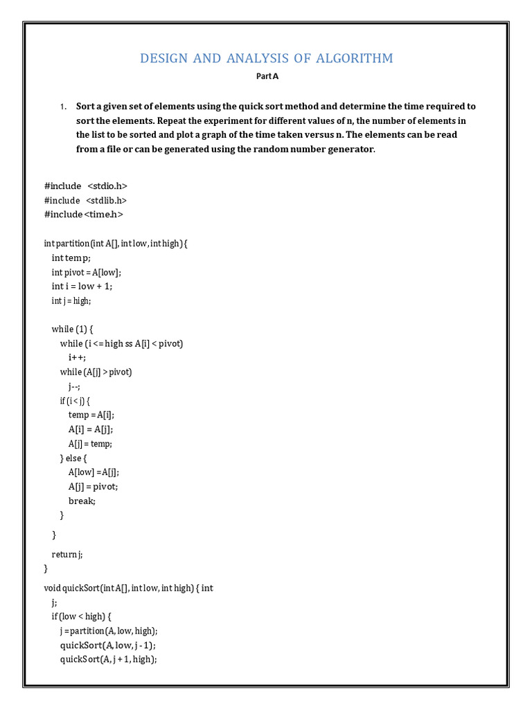 Daa | PDF | Computer Programming | Theoretical Computer Science