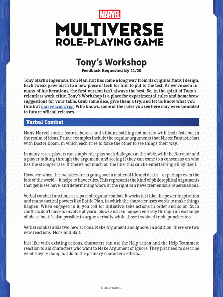 Tony's Workshop: Verbal Combat Rules | PDF | Zombies | Dream