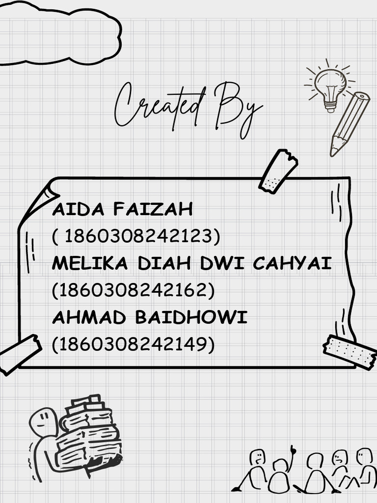 Black White Doodle Cute Mind Map A4 Document (60 x 90 Cm).PDF | PDF