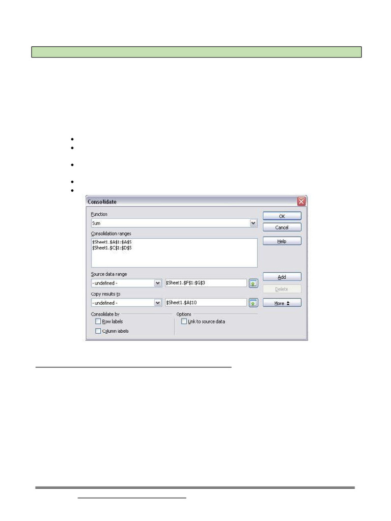 02 Electronic Spreadsheet Advanced Revision Notes | PDF | Spreadsheet ...