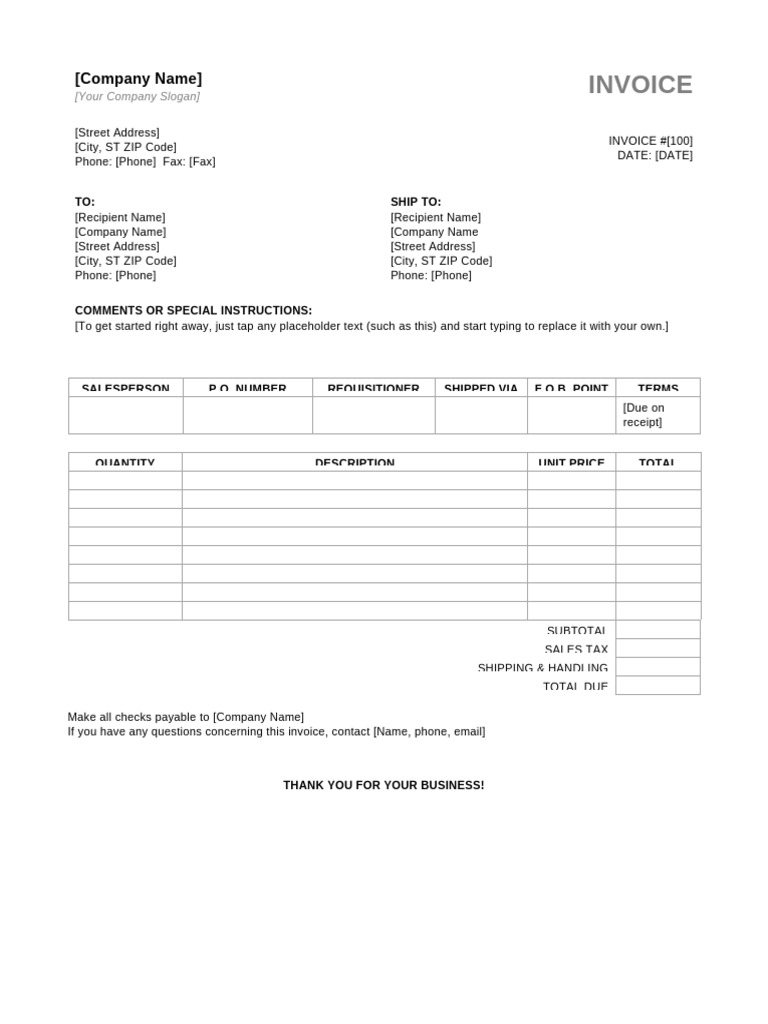 Invoice Document 2 | PDF