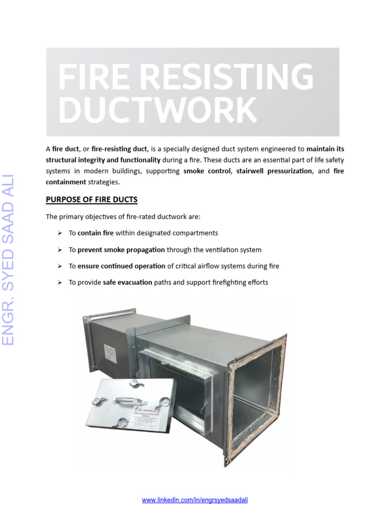 Fire Resisting Ductwork | PDF | Duct (Flow) | Building Insulation