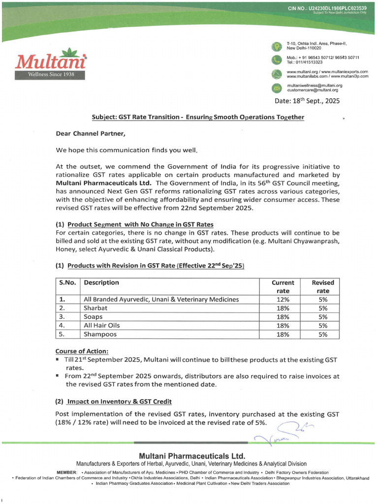 GST Letter (1) | PDF