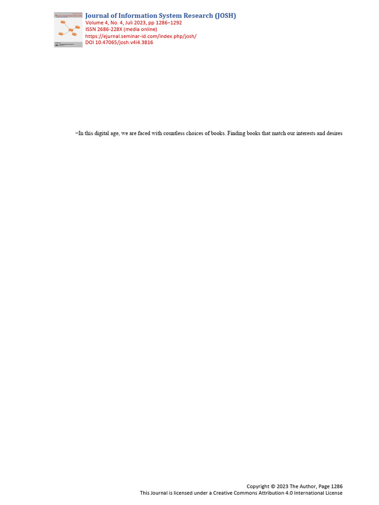 Book Recommender System Using Matrix Factorization | PDF | Computing ...