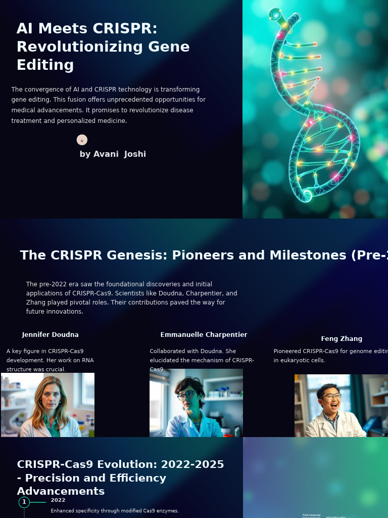 Ai Meets Crispr Revolutionizing Gene Editing Pdf Crispr
