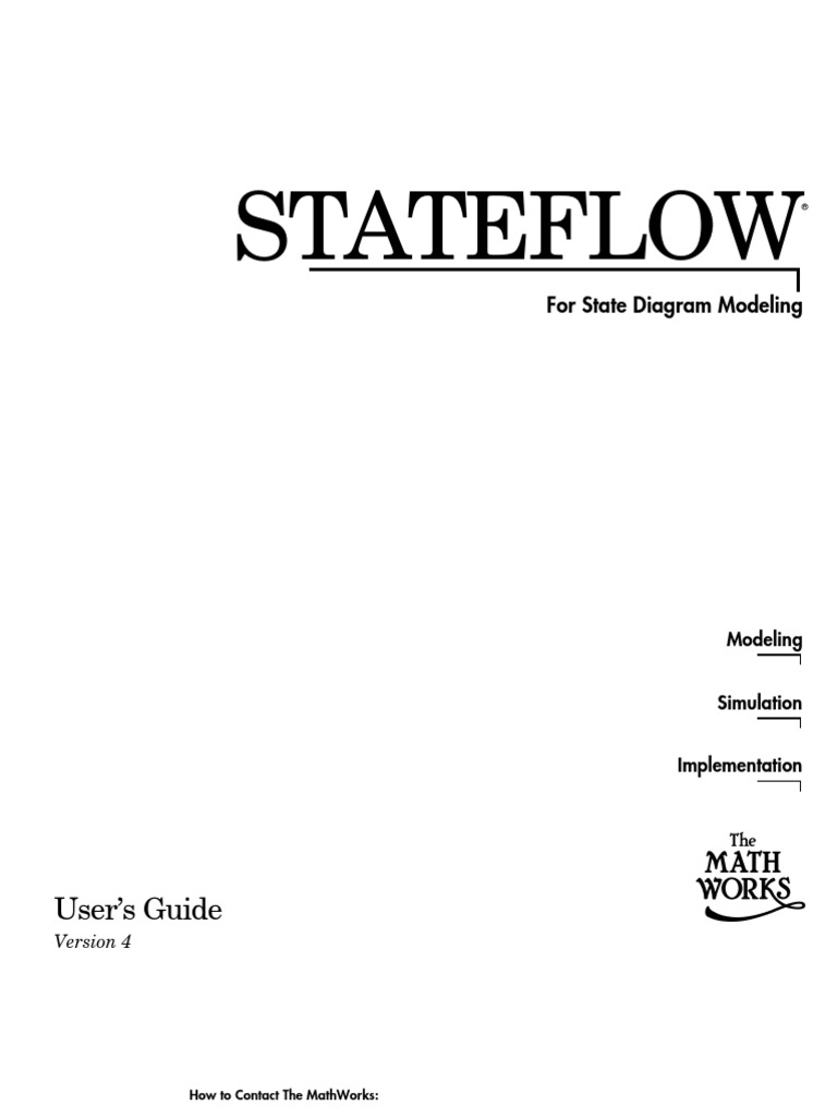 Stateflow Users Guide | PDF | Computer Engineering | Areas Of Computer Science