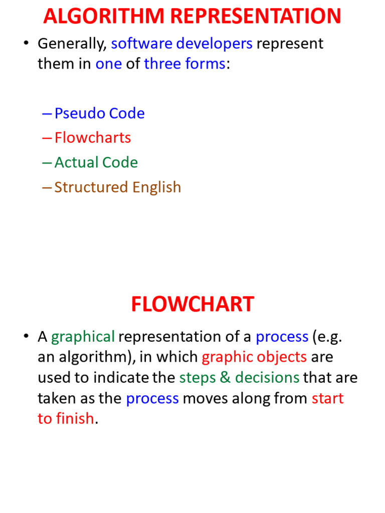 II&CT Lecture #17 Flow Chart & Pseudo Code | PDF | Algorithms | Control ...