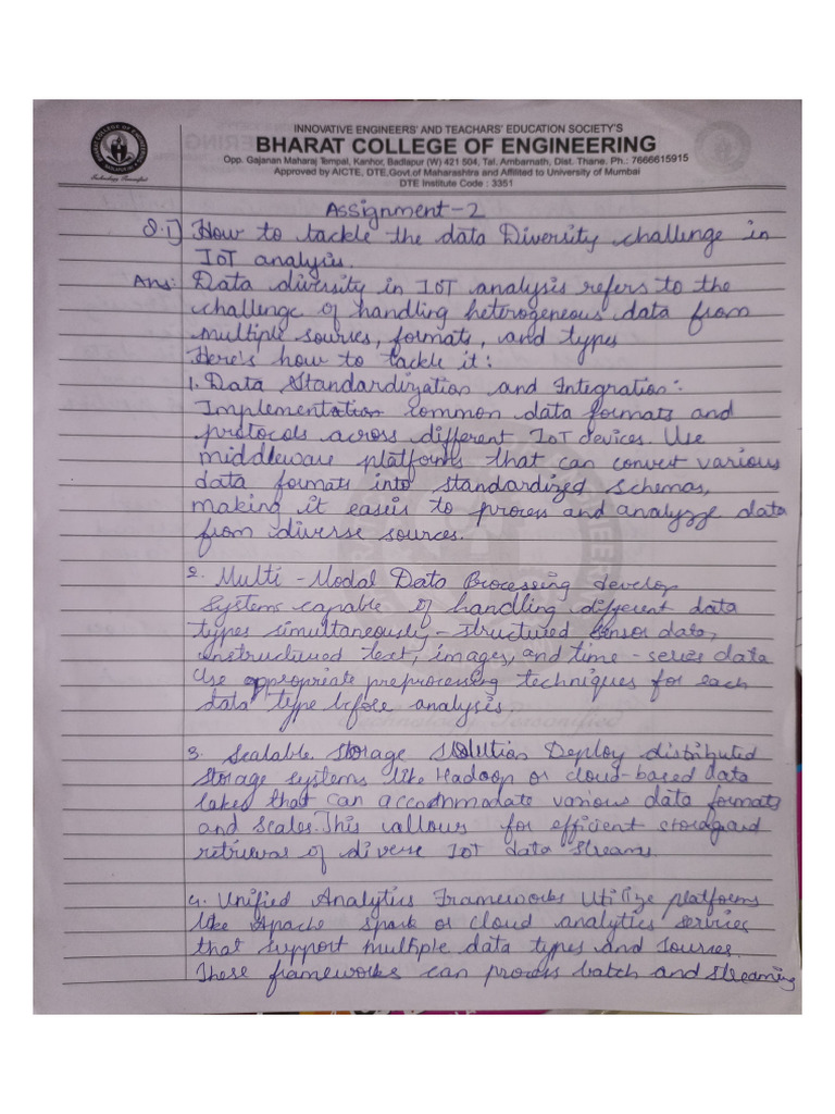 Iot assignment 2 | PDF