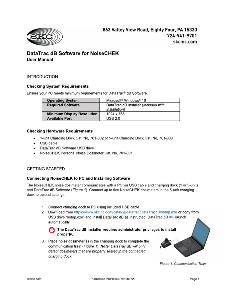 Datatrac Manual | PDF