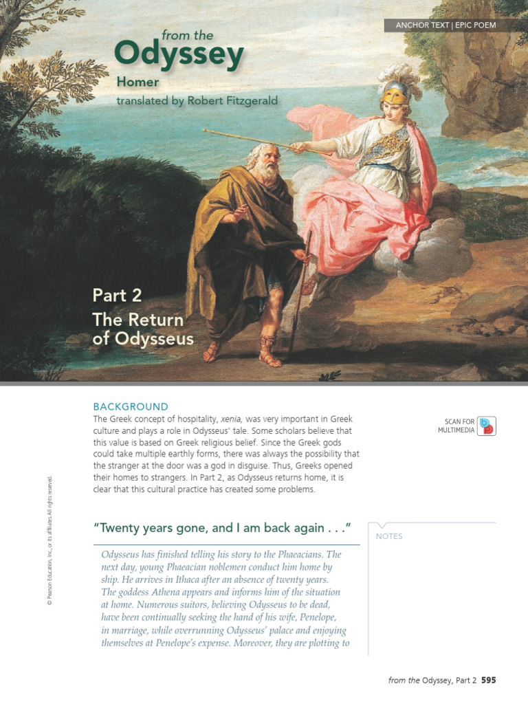 Odyssey Book Two | PDF | Odyssey | Odysseus