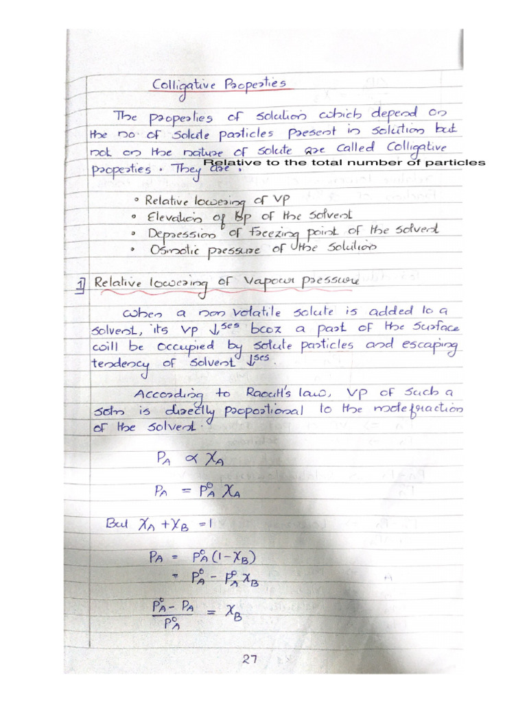 Colligative Property | PDF